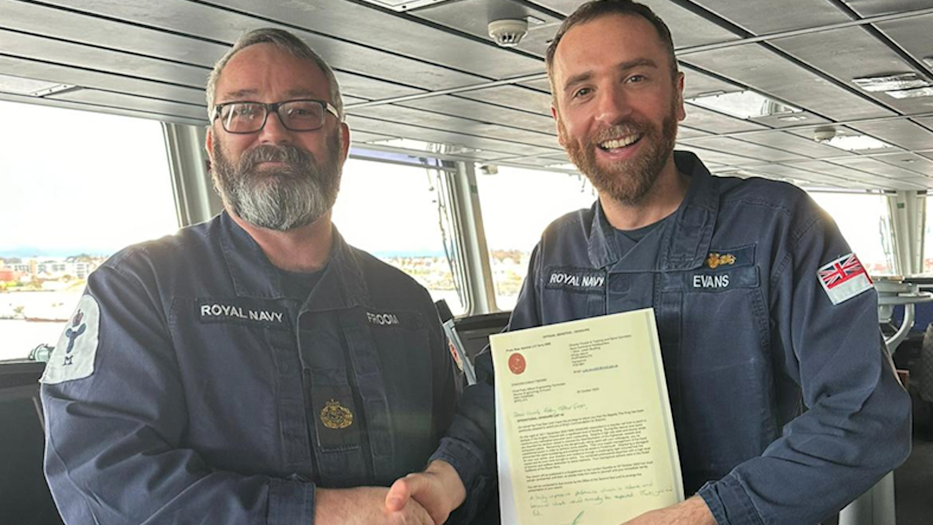 Sailors who saved crew of stricken yacht to be honoured with King's bravery award